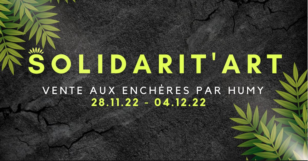 Vente aux enchères de street art à Paris, en faveur de l'ONG Humy